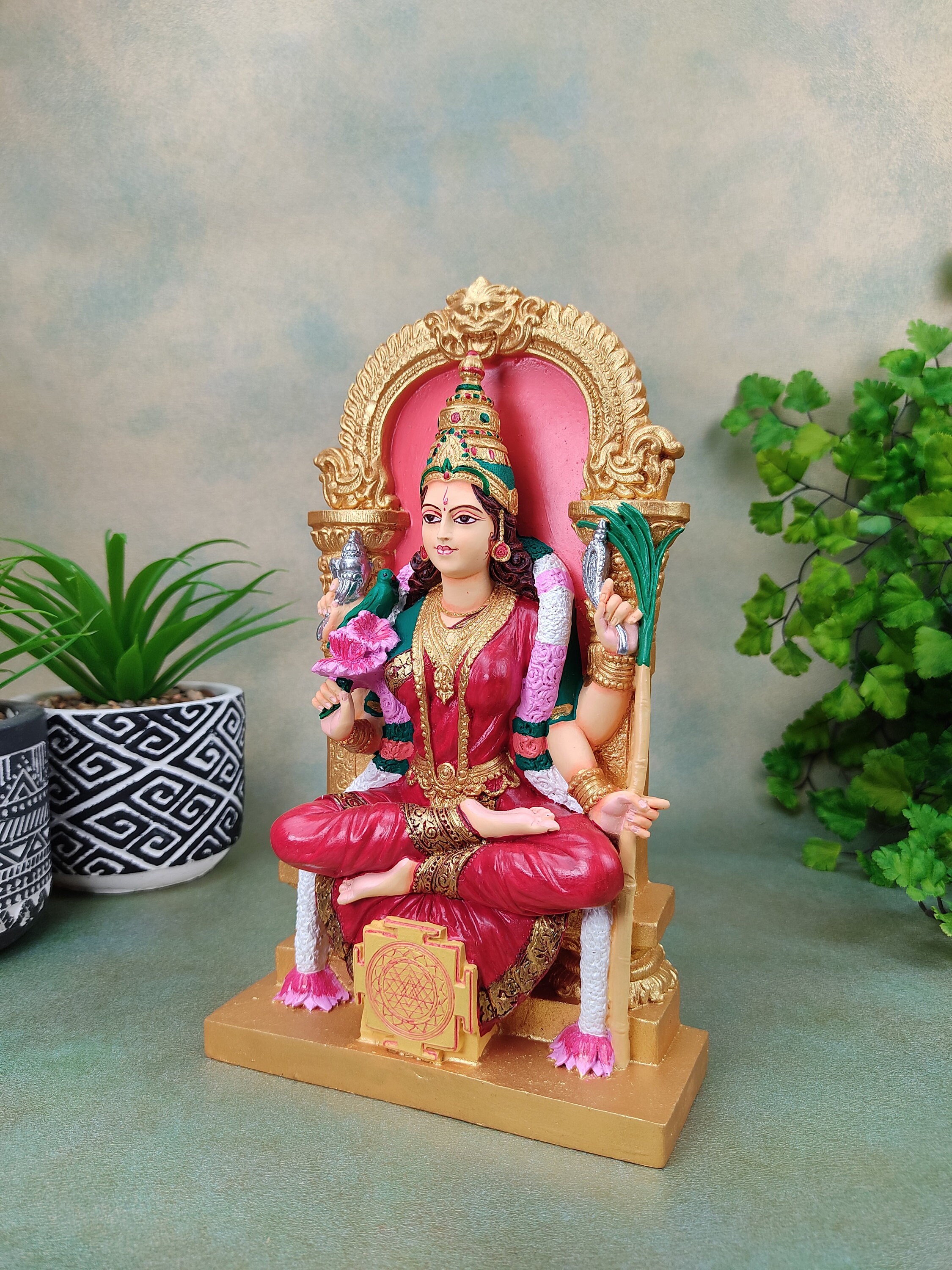 9.25 Goddess Lalitha Devi Statue Tripura Sundari Lalita - Etsy UK