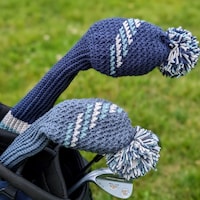 Golf Club Cover Knitting Pattern: Driver, Fairway, Hybrid (PDF Pattern ...