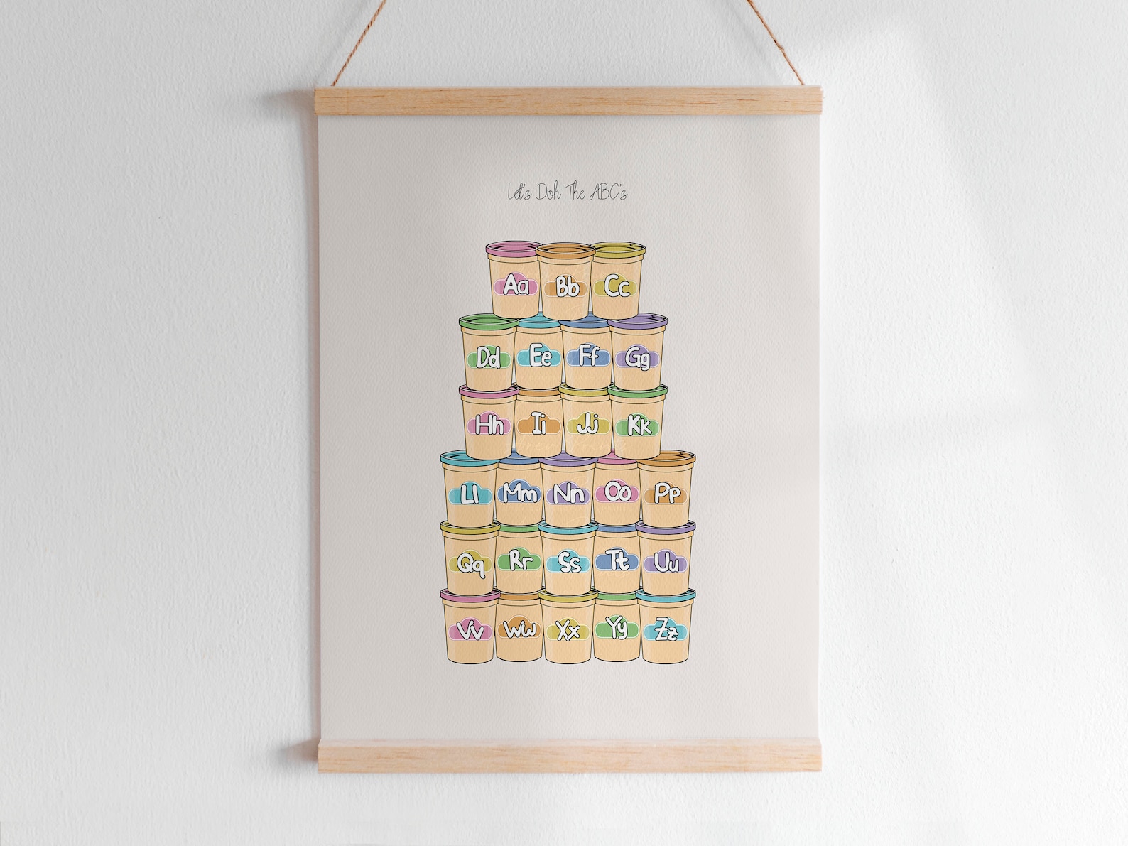 PLAY-DOH Alphabet Rainbow Unicorn ABC Digital Art - Etsy