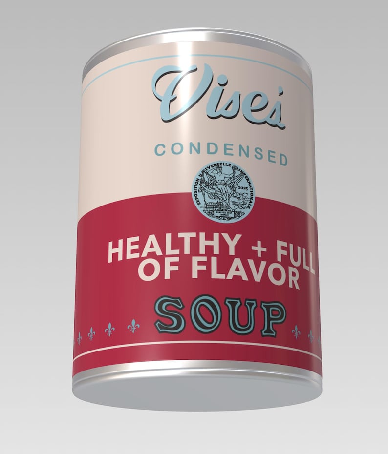 Customizable Vintage Campbell’s Soup Can Labels | Warhol-inspired ...