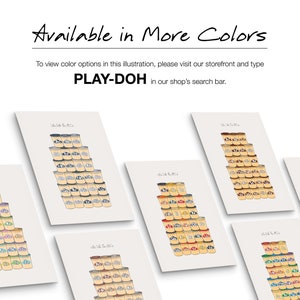 PLAY-DOH Alphabet Blue Pastels Rainbow ABC Digital Art | Educational ...