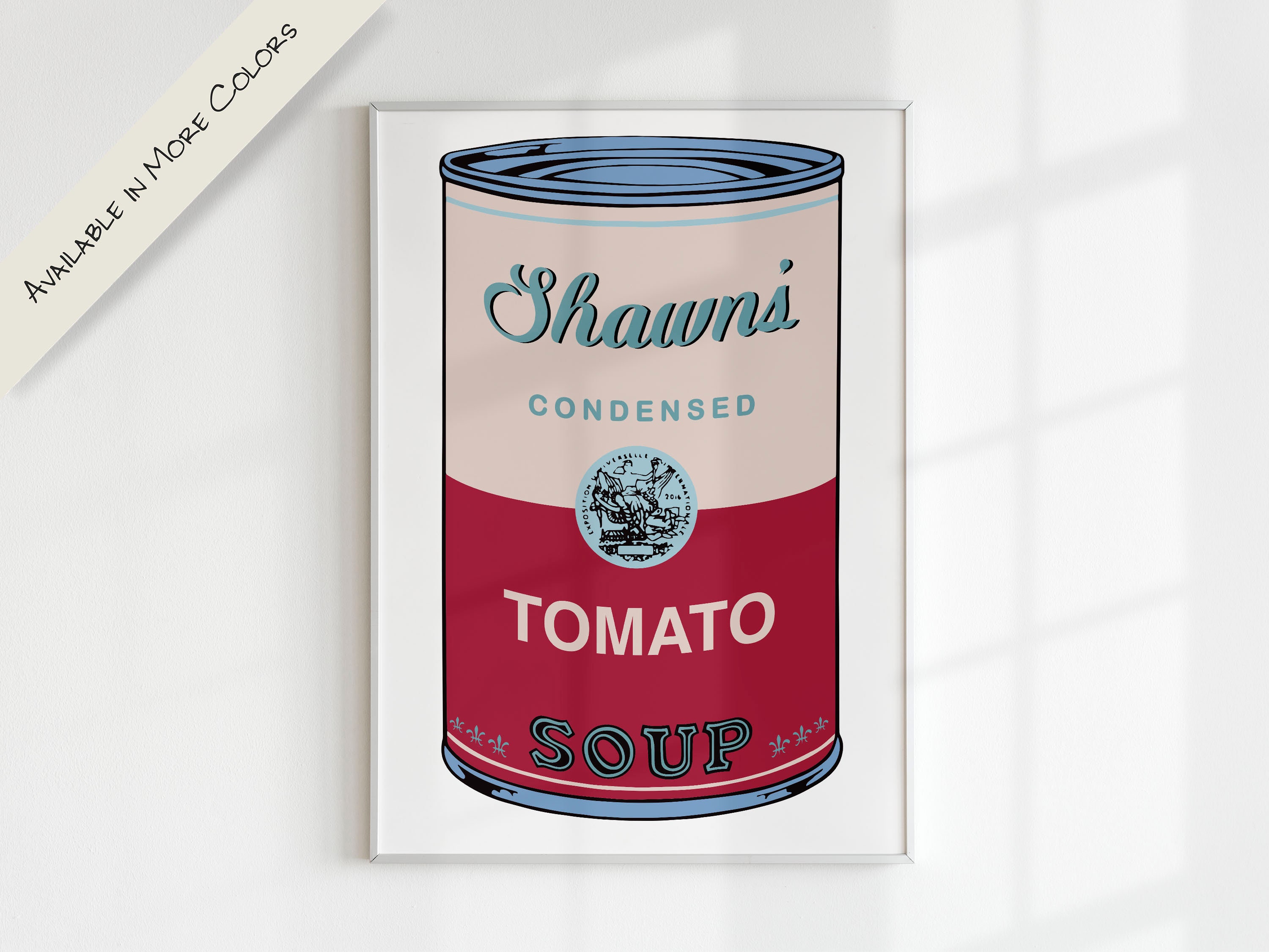 Blank Campbell Soup Can Label