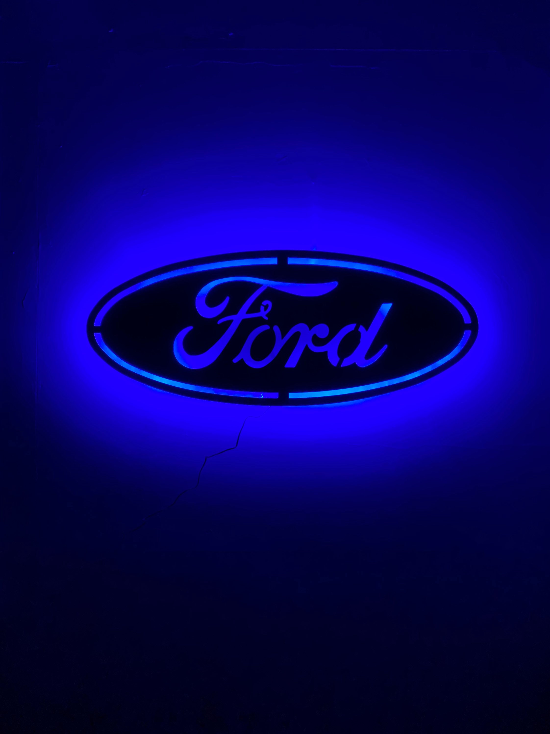 Metal Ford LED Illuminated Wall Sign | Etsy
