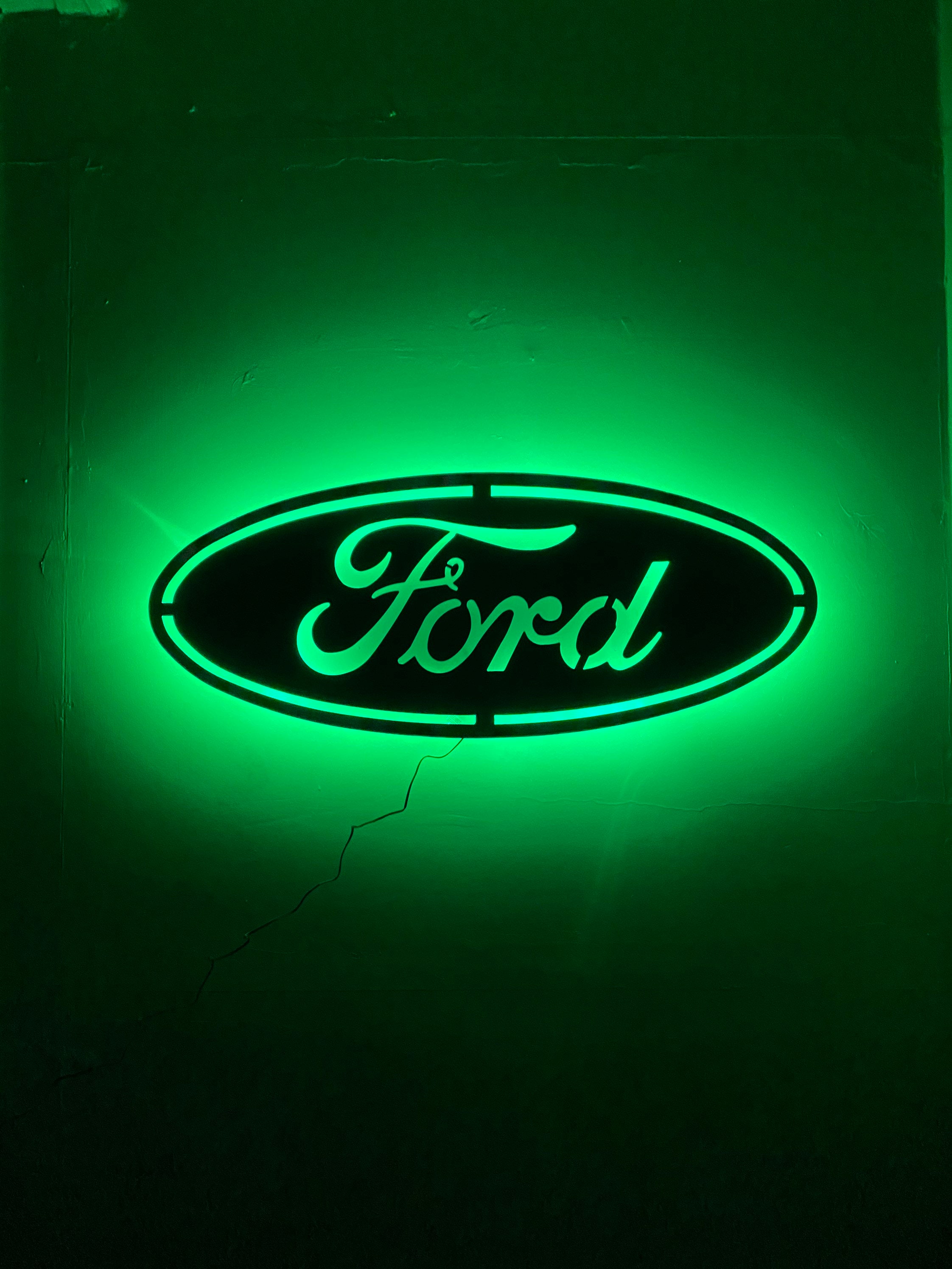 Metal Ford LED Illuminated Wall Sign | Etsy