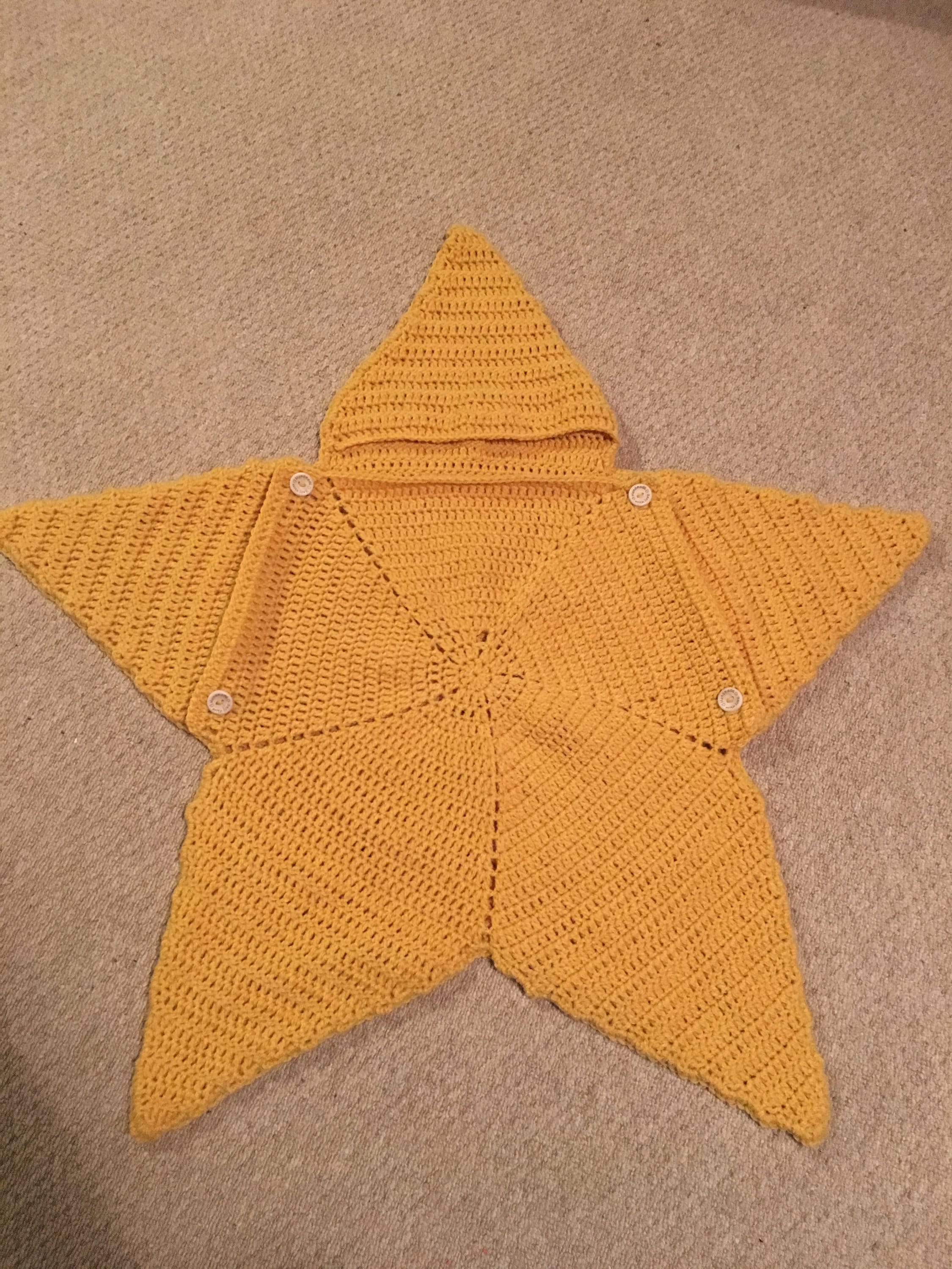 Pattern Crochet Baby Star Bunting/snuggle Suit/bodysuit | Etsy UK