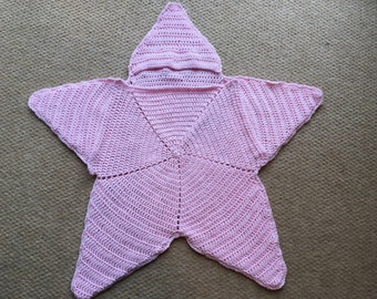 Pattern Crochet Baby Star Bunting/snuggle Suit/bodysuit | Etsy UK