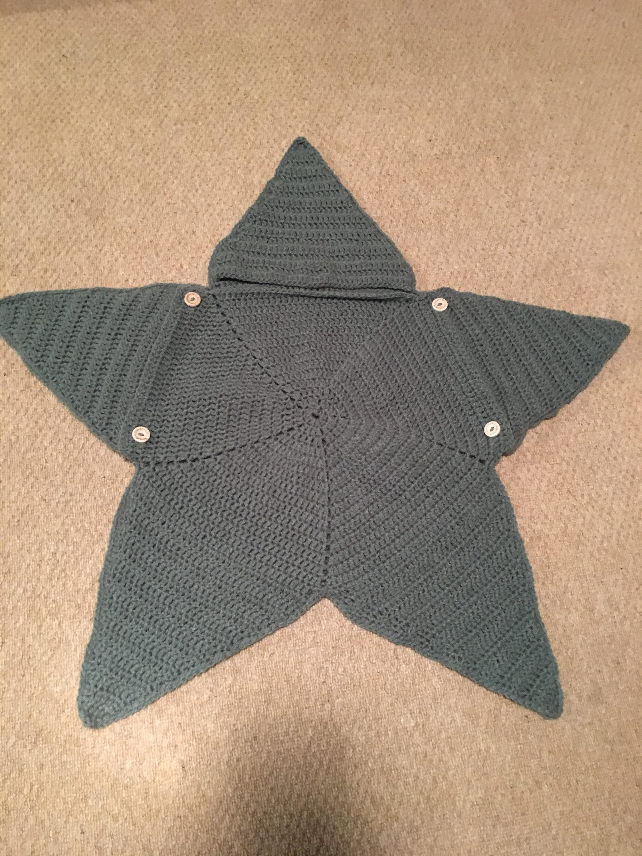 Pattern Crochet Baby Star Bunting/snuggle Suit/bodysuit - Etsy UK