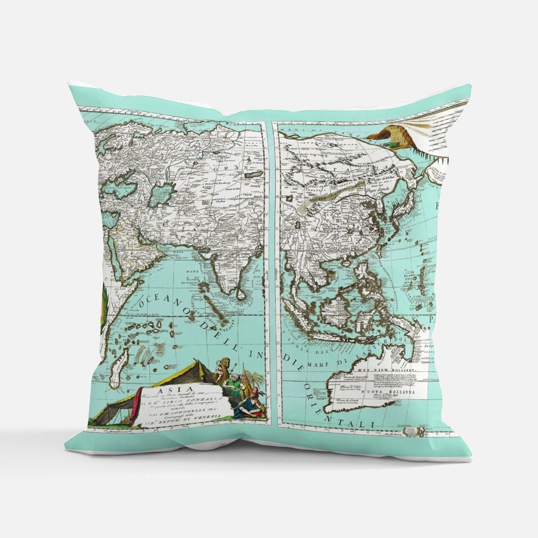 Asia Divisa Map Collection - Etsy