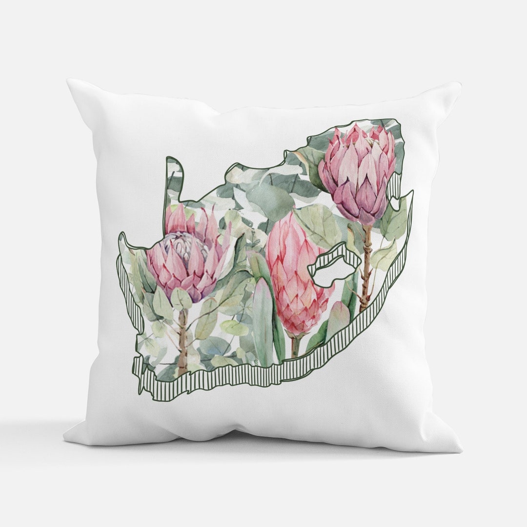 South African Queen Protea Map Collection - Etsy