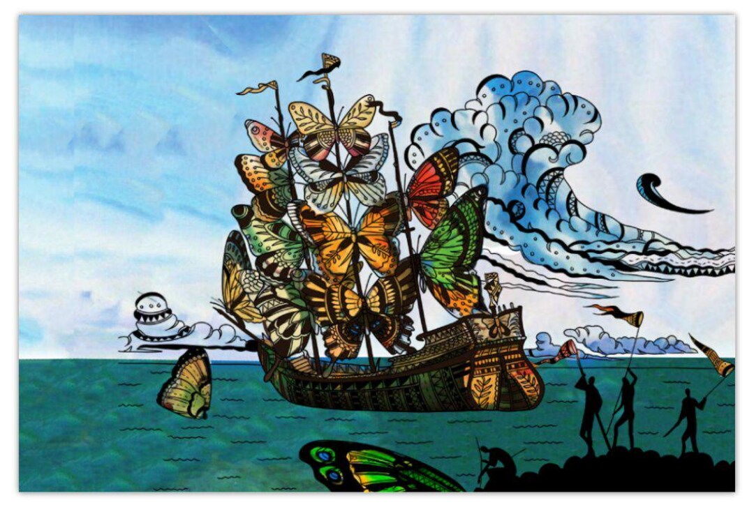 Ship With Butterfly Sails Collection - Etsy