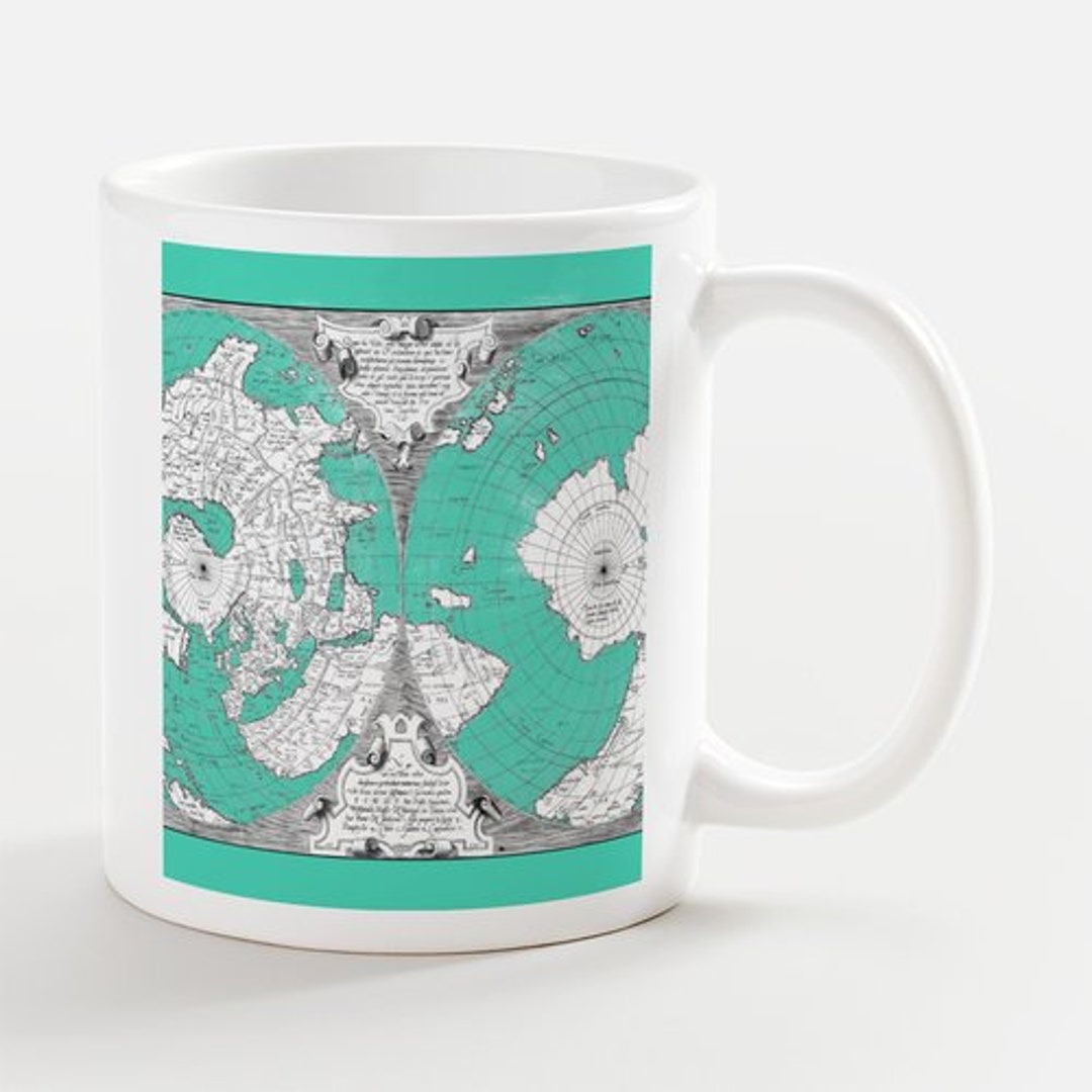 Double Cordiform World Map Collection - Etsy