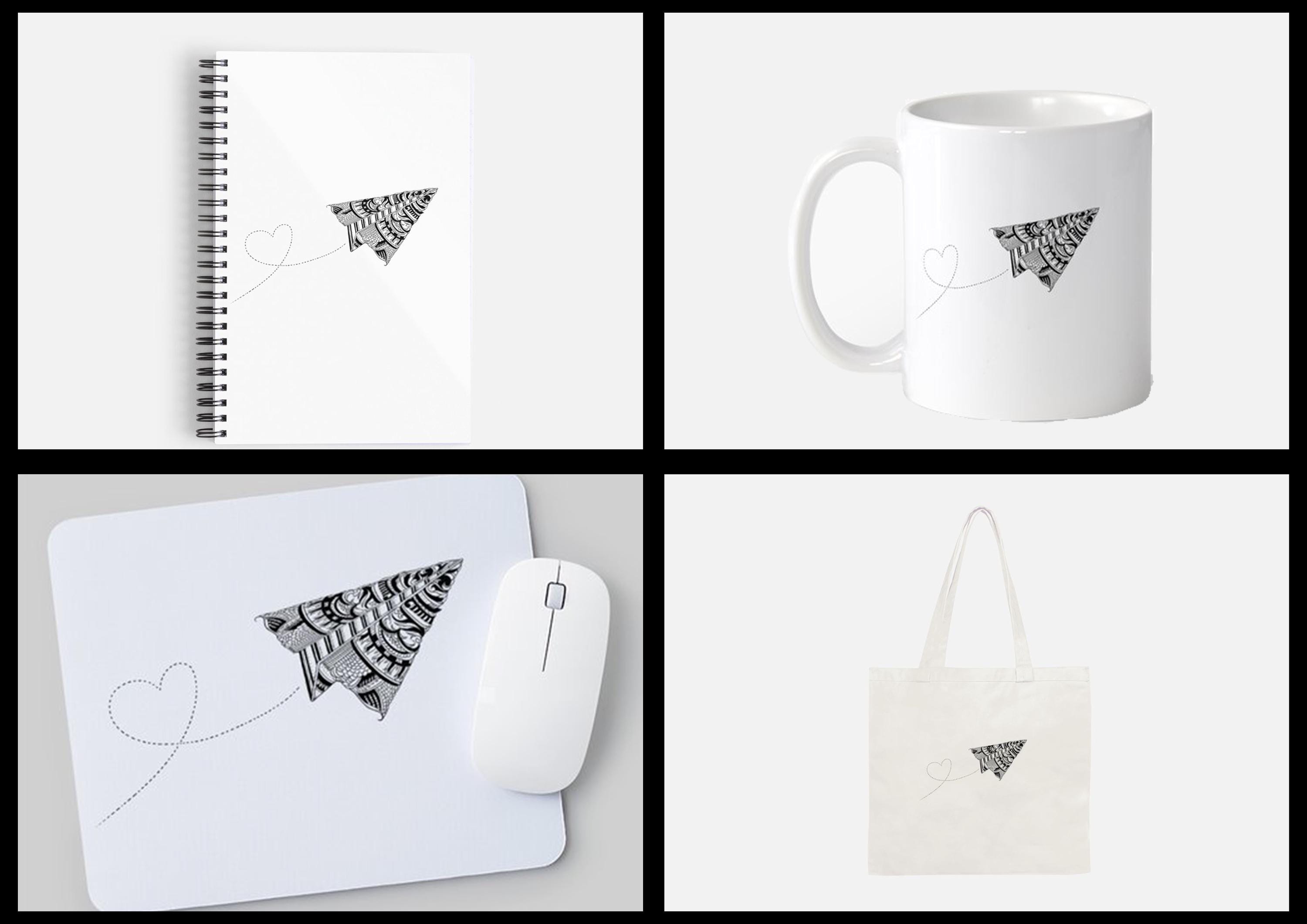 Paper Planes Zentangle Collection - Etsy