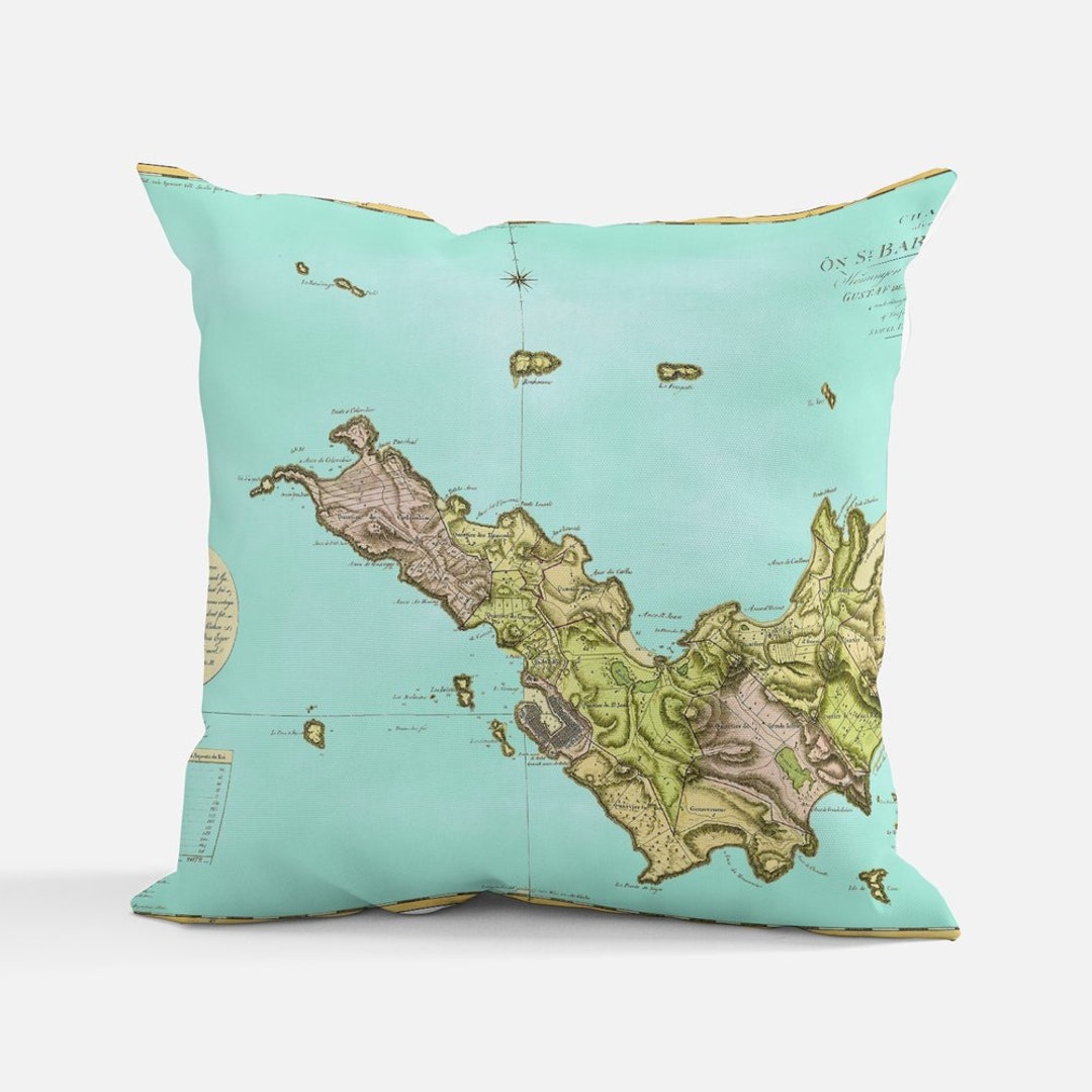 Saint Barth Map Collection - Etsy
