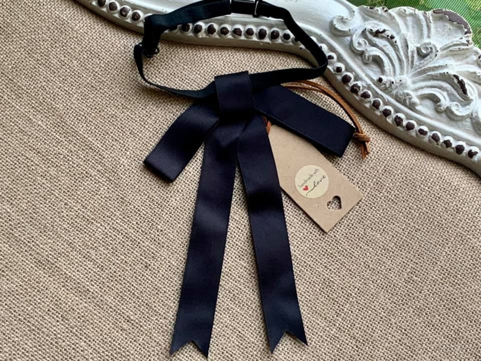 Minimalist Adjustable Ribbon Tie - Etsy