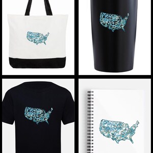 Minimalist USA Map Collection - Etsy