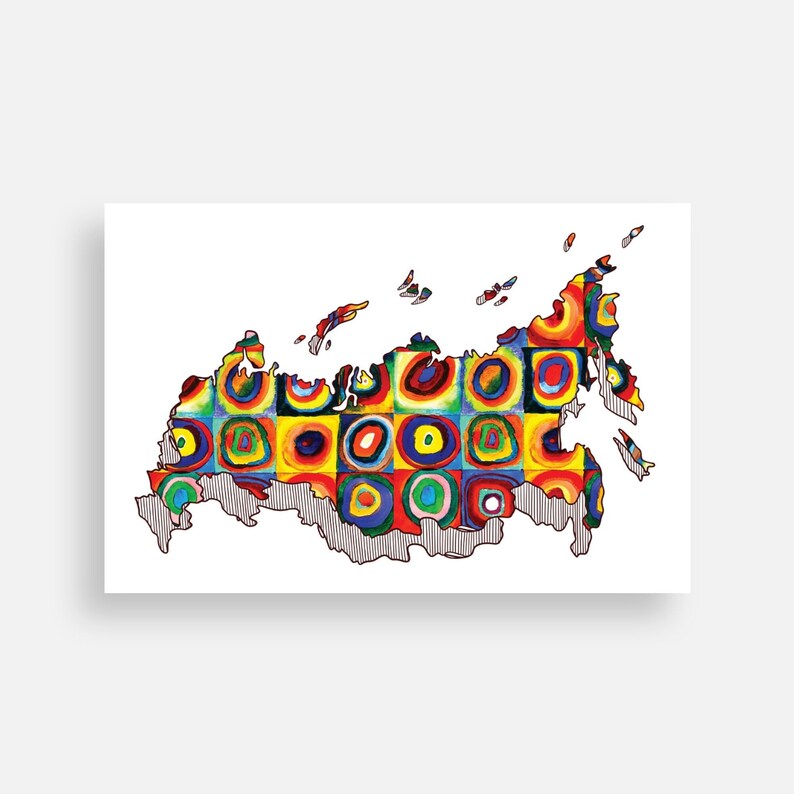 Russian Map Collection - Etsy