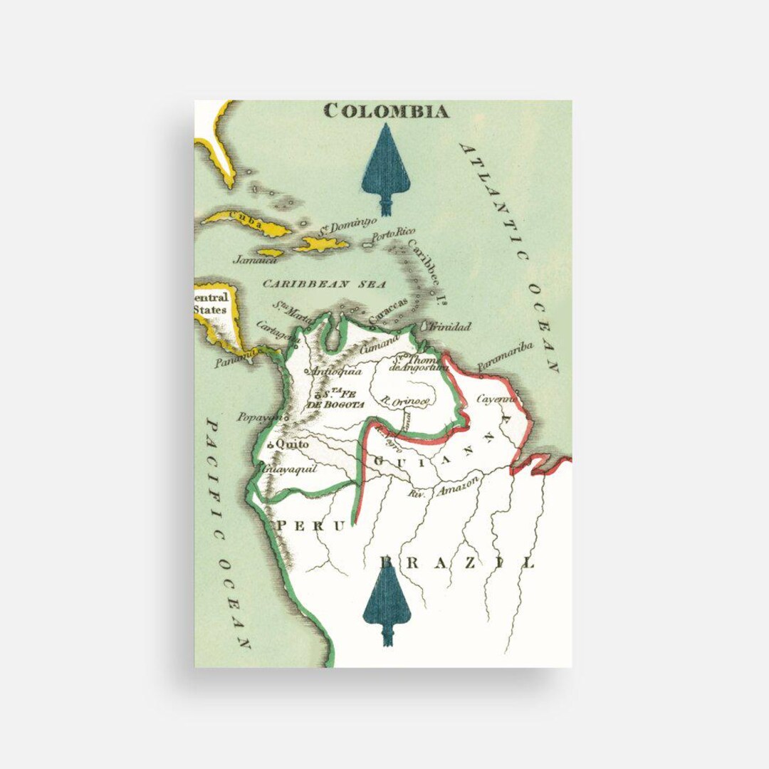 Colombia Game of Geography Collection - Etsy