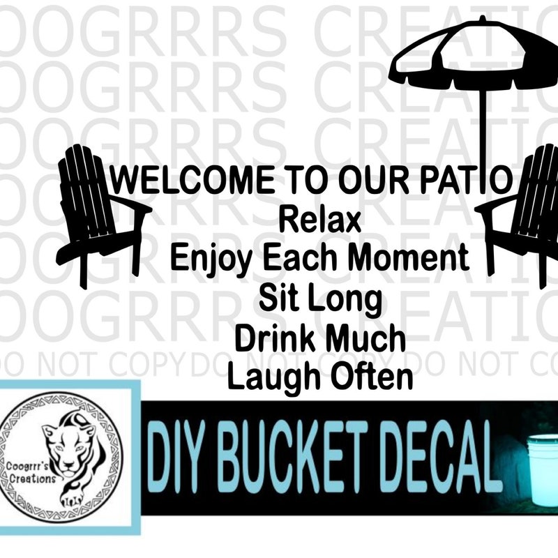 Camping Rules Decal - Etsy