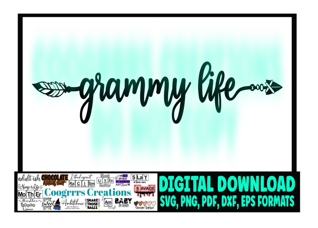 Grammy Life SVG | Grammy SVG | Grandma SVG | Granny Svg | Grandma Svg ...