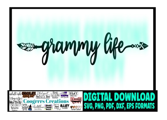 Grammy Life SVG Grammy SVG Grandma SVG Granny Svg - Etsy