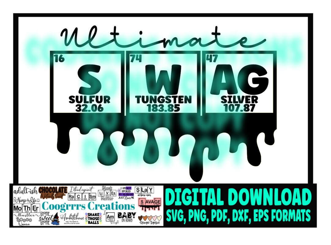 SWAG SVG, Ultimate Swag SVG, Digital Download, Cutting Machine Ready - Etsy