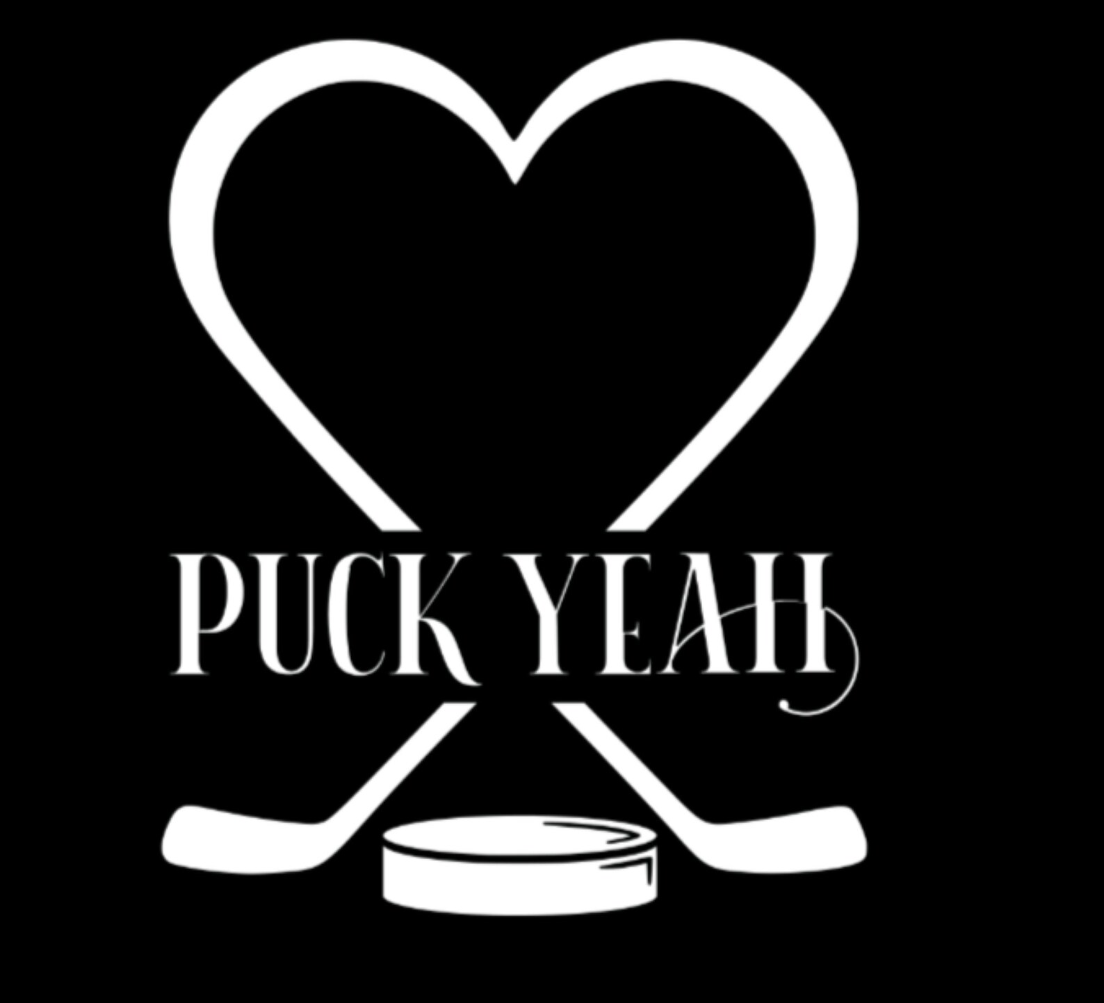Puck Yeah Car Decal Puck Yeah Decal Hockey Car Decal - Etsy