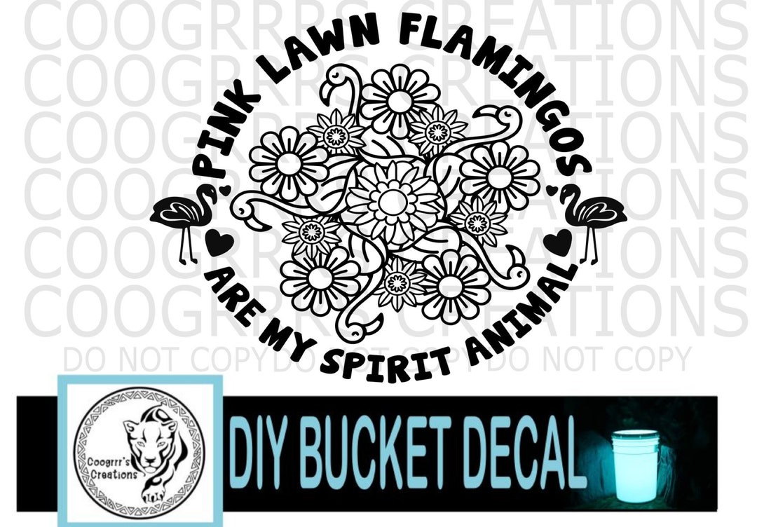 Lighted Bucket Decal | Decal Only | Camp Bucket | Lawn| Lawn Decal ...