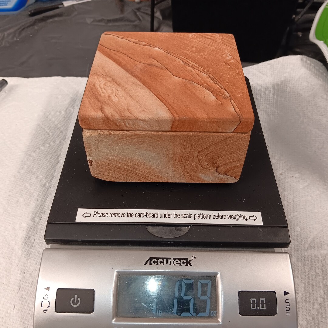 Hand Carved Sandstone Cleansing Box SSB-1 - Etsy