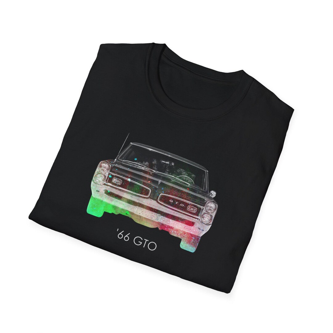 1966 GTO T-shirt | Classic Pontiac Muscle Car Tee | Vintage Car Graphic ...
