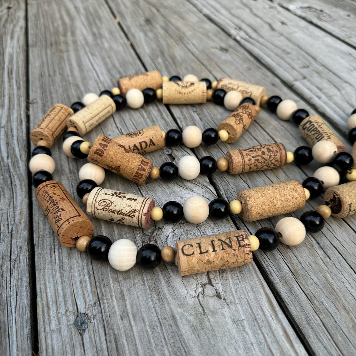 Unique Handmade Repurposed Wine Cork Garland | Eco-friendly Home Decor ...