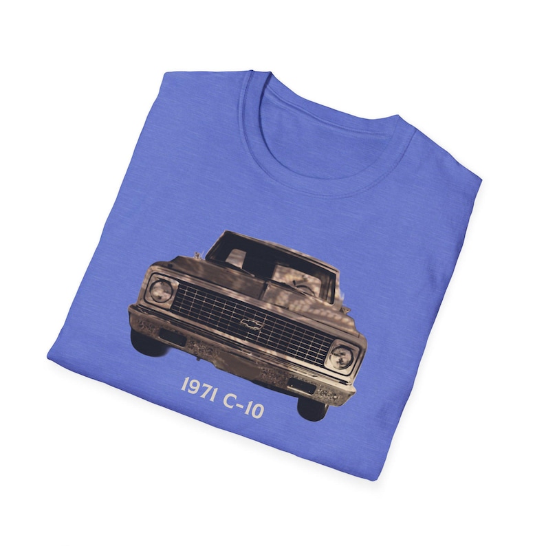 1971 Chevy C10 T-shirt, Classic Truck Front Grill Design | Vintage C10 ...