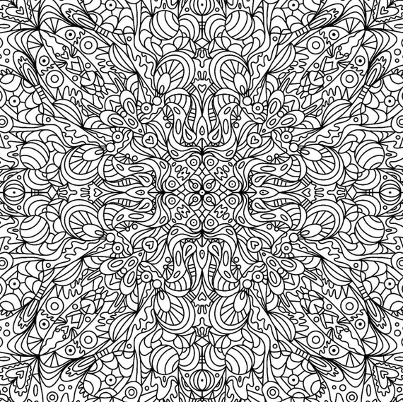 Mandala Coloring Pages Advanced Level