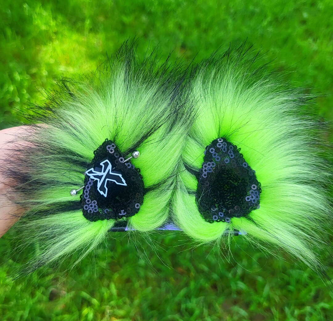 Excision Fur Ears - Fur Ears, Critter Clips, Faux Fur Ears, Clip on ...