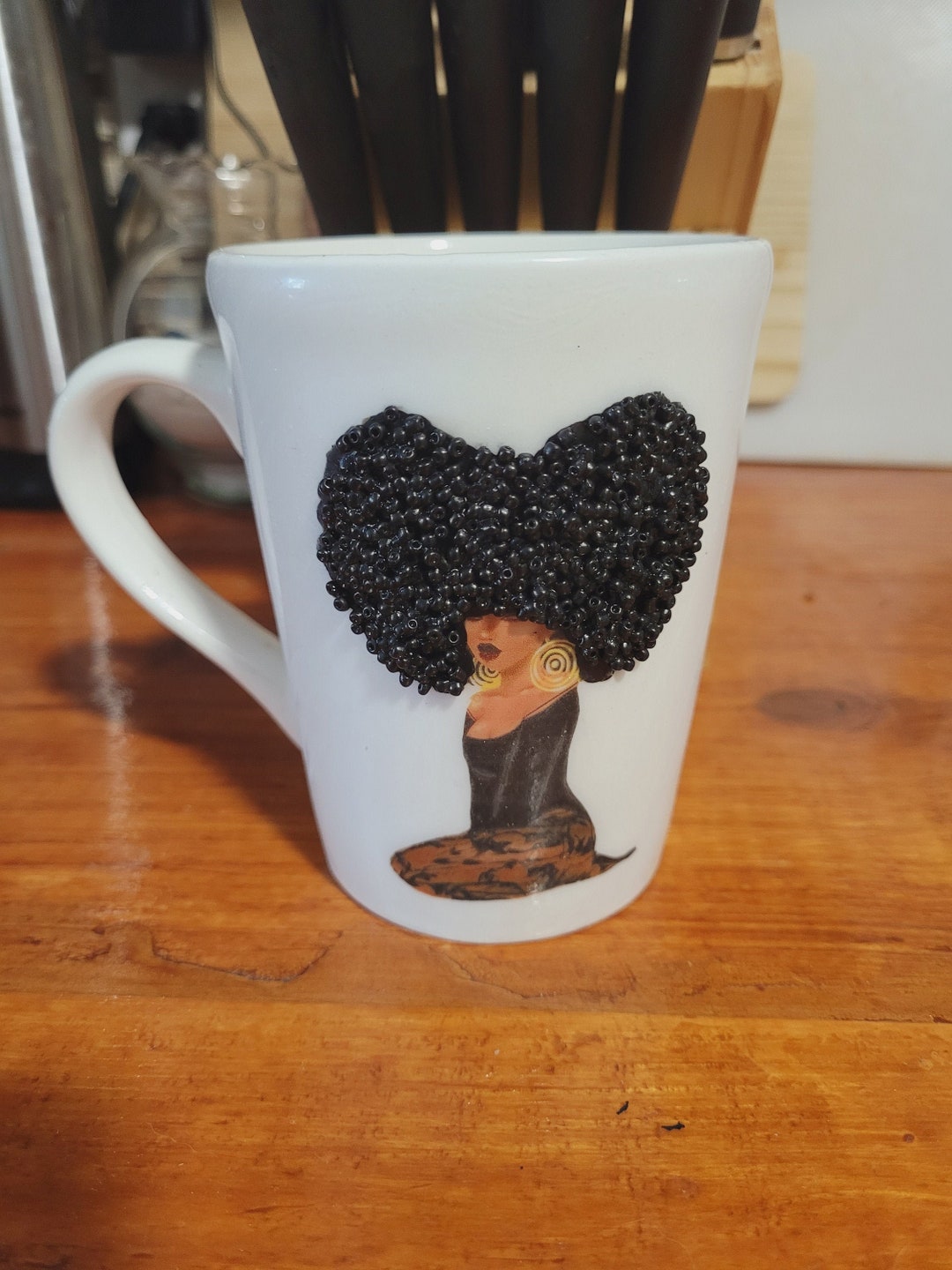 Afro Puffs Coffee Cup - Etsy