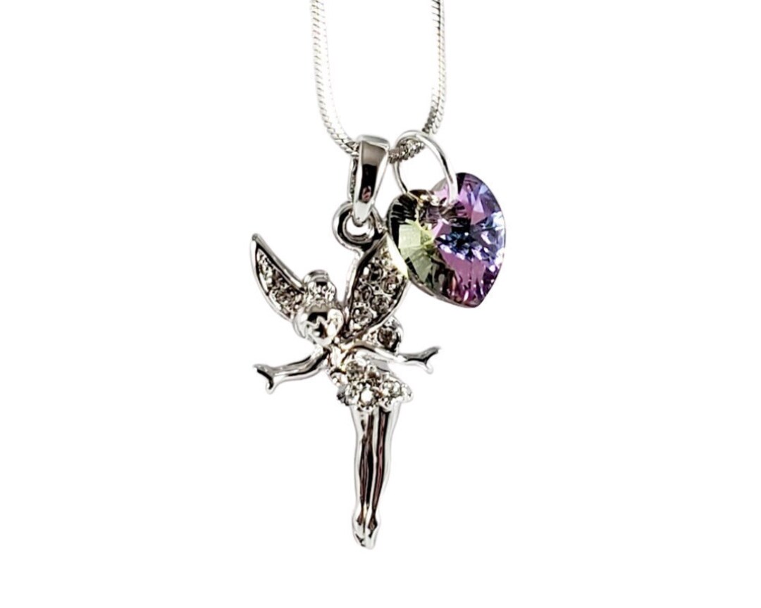 Beautiful Rhinestone Encrusted Tinker Bell Fairy With Your Choice of ...