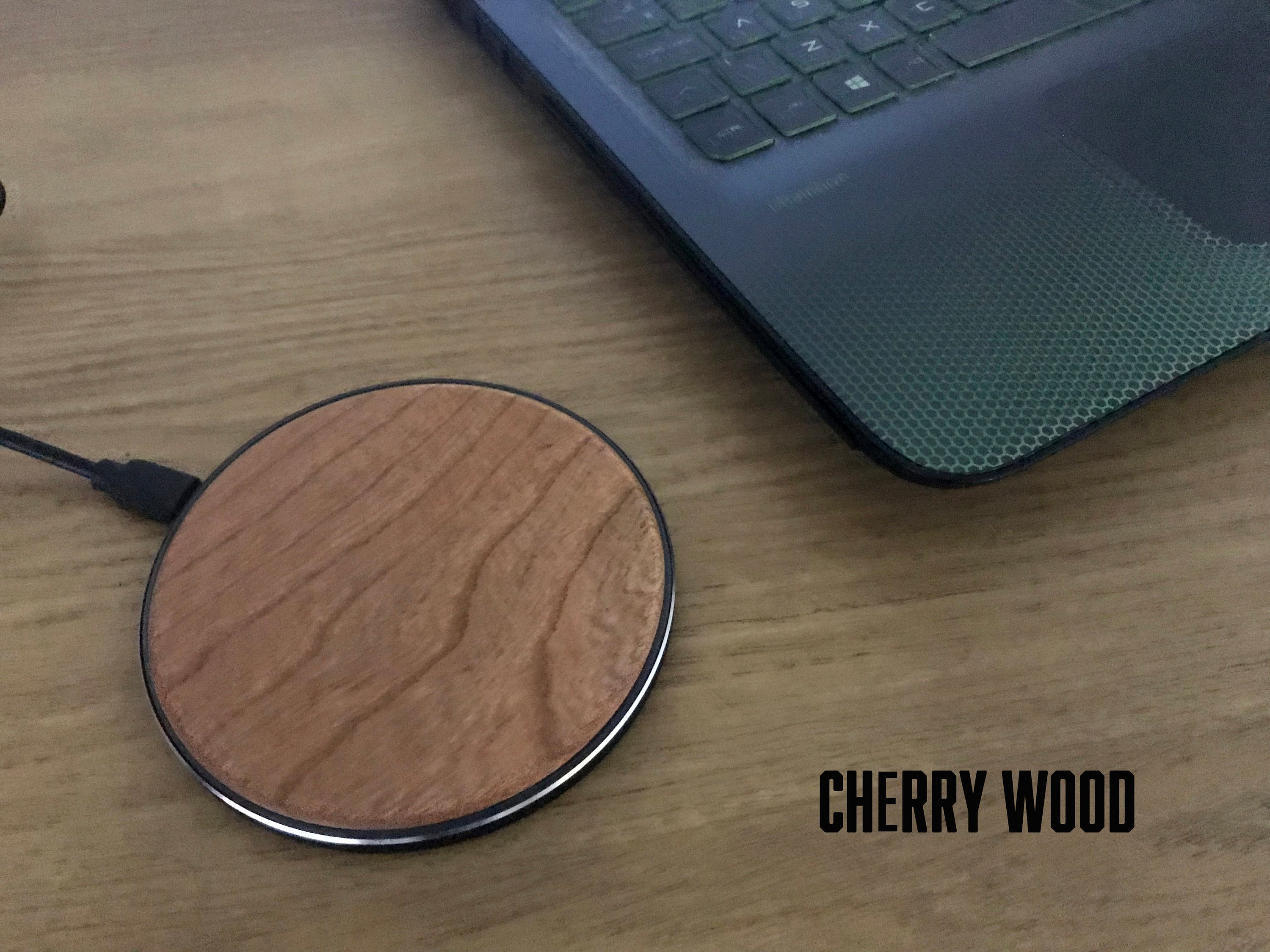 Real Wood 10w Fast Charge Wireless Charger With Optional Personalised ...
