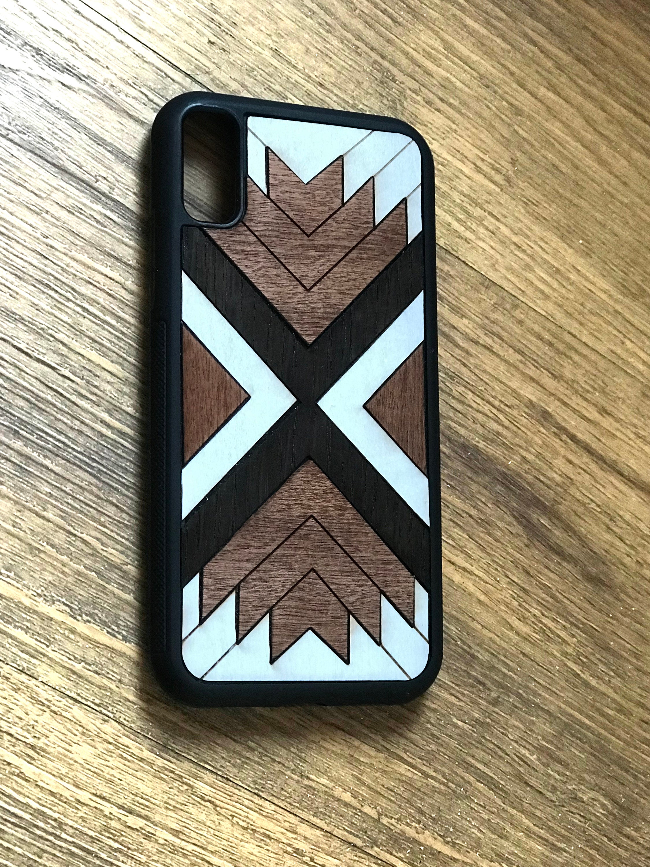 Aztec Themed Real Wood Marquetry Phone Case for iPhone & Samsung - Etsy UK