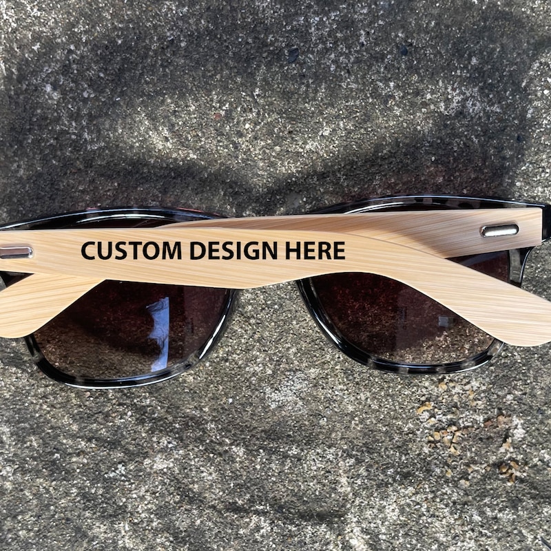 Custom Logo Sunglasses - Etsy UK