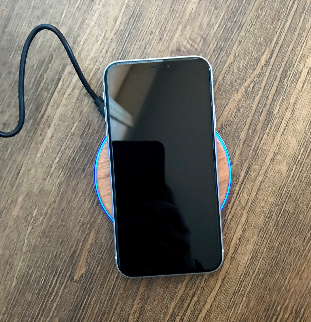 Real Wood 10w Fast Charge Wireless Charger With Optional Personalised ...