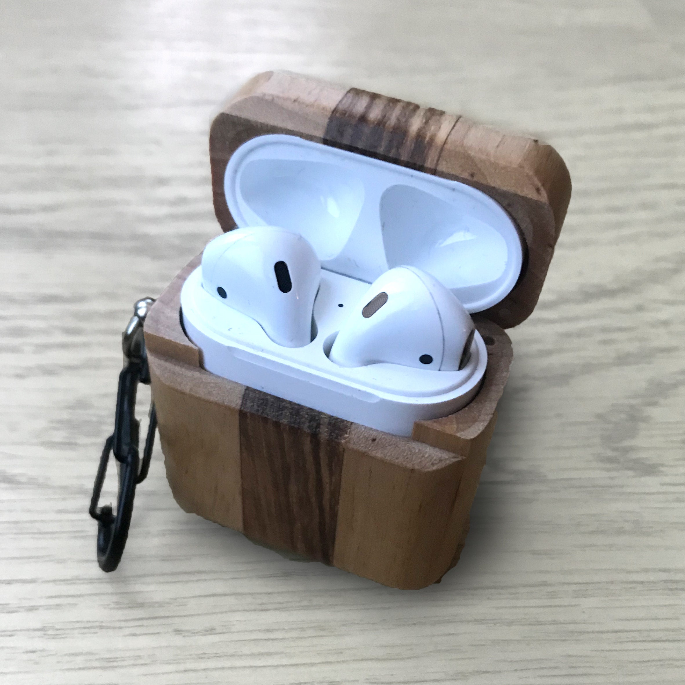 Solid Wood Air Pod Case for 1st & 2nd Generation Airpods | Etsy