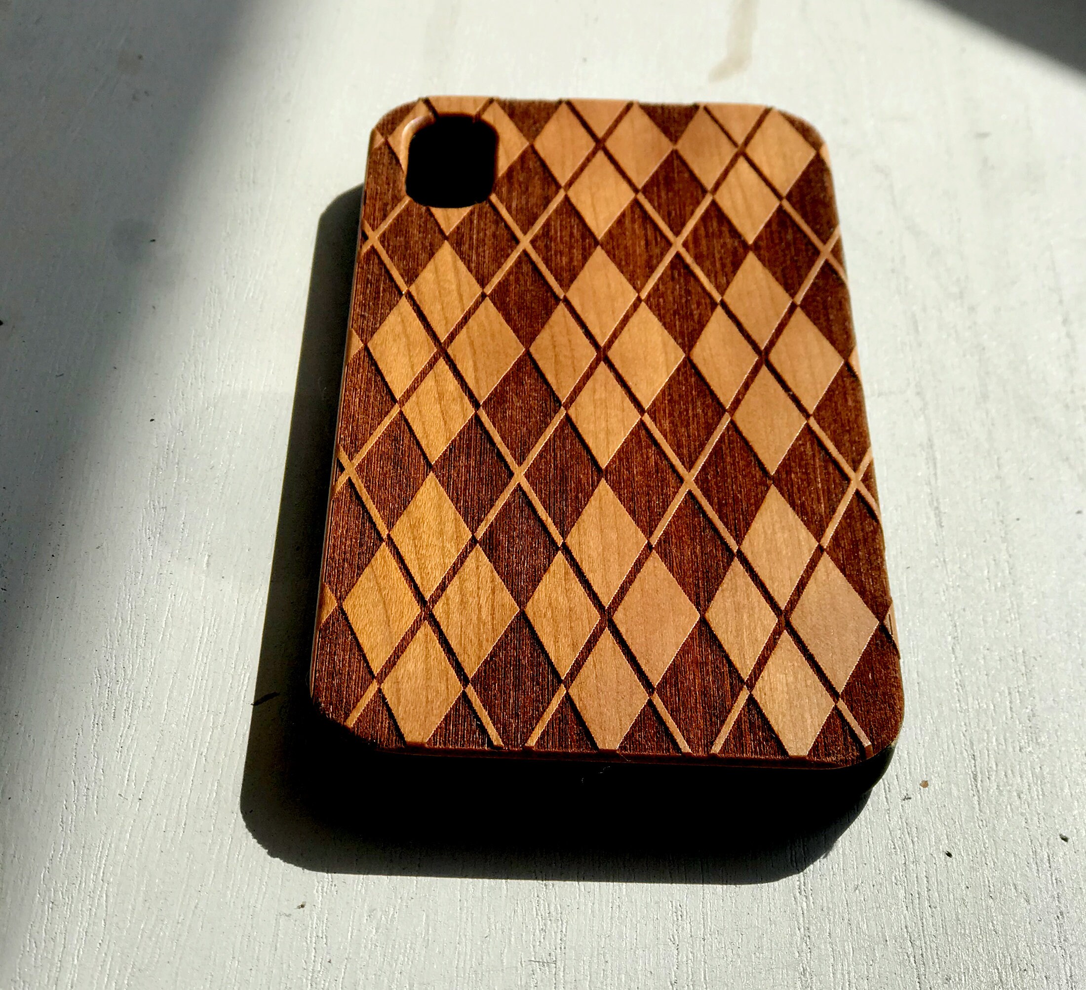 Pringle Inspired Laser Engraved Real Wood Phone Case for iPhone ...
