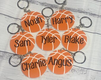 Basketball Keyrings - Etsy