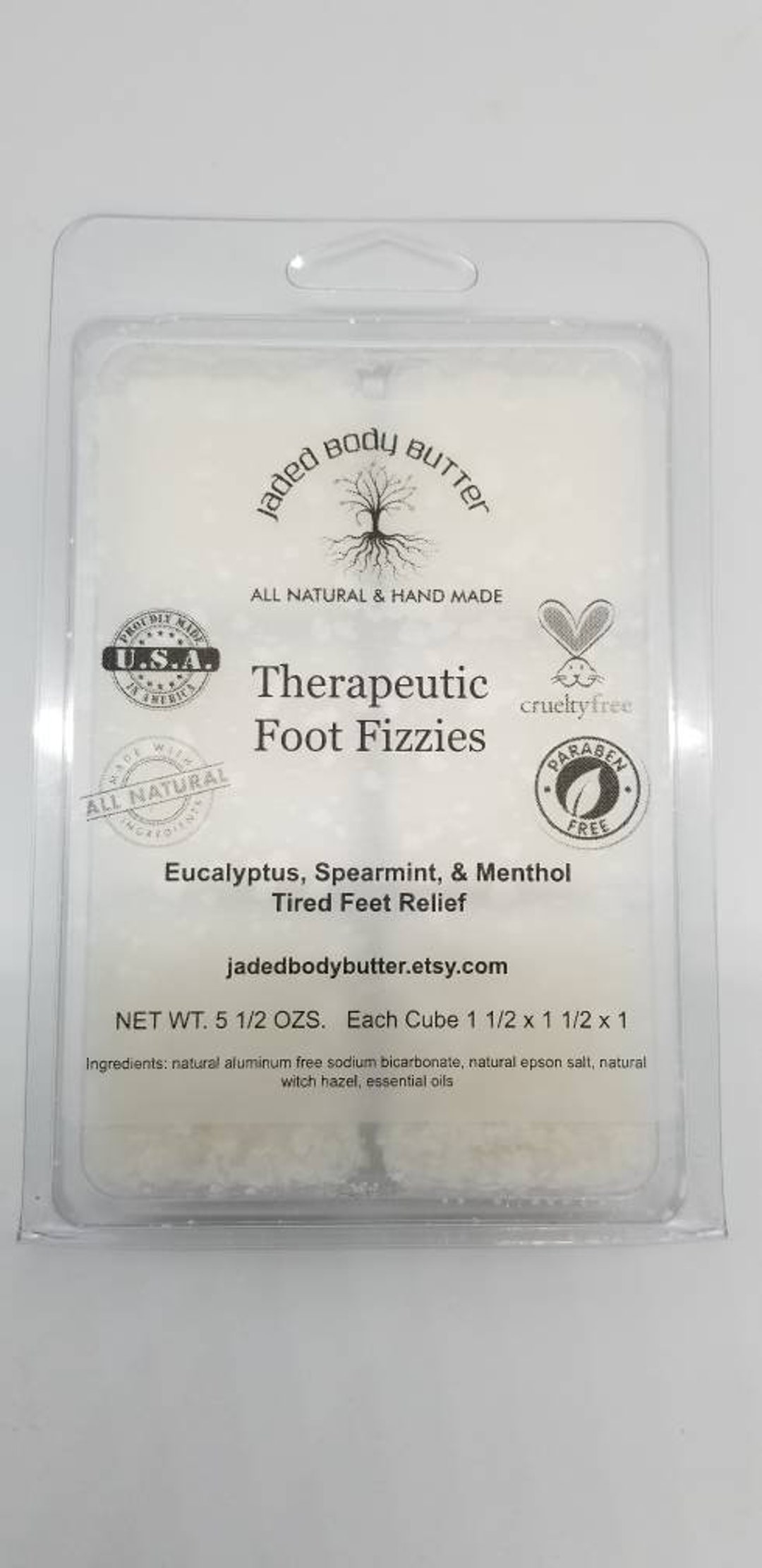 Therapeutic Foot Fizzies, Foot Soak, Sore Feet Relief, Calming Foot ...