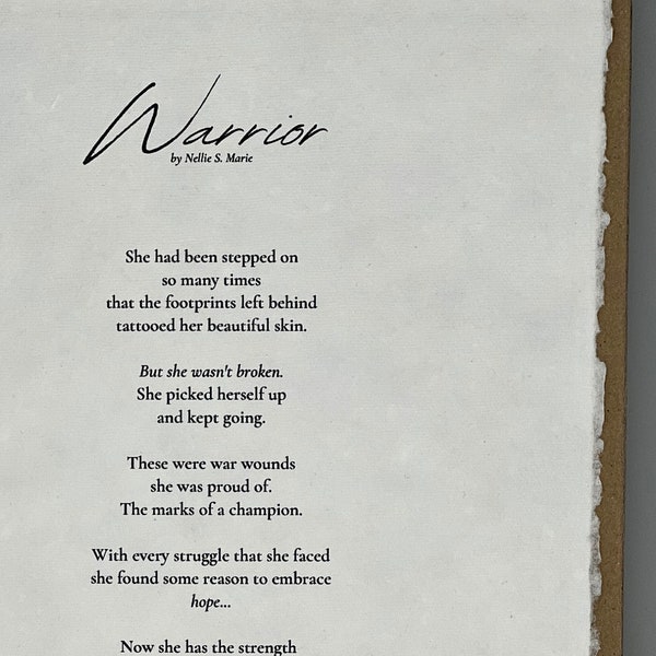 Cancer Survivor Poem - Etsy