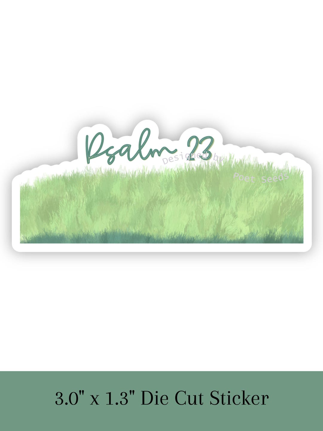 Psalm 23 Faith Sticker 23rd Psalm Laptop Decal Christian Stickers for ...