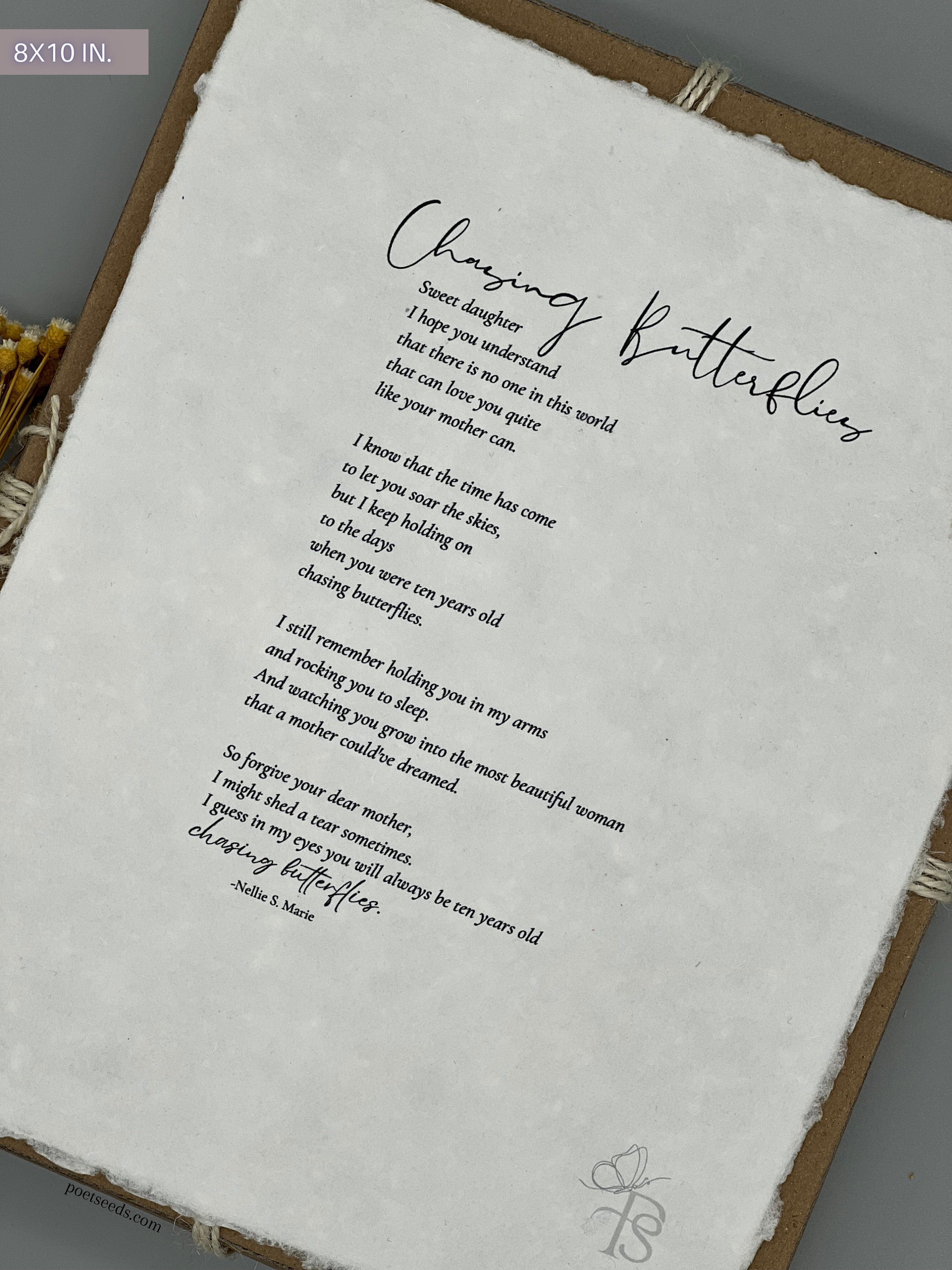 Sentimental Poem for Daughter on Her Wedding Day Chasing Butterflies ...