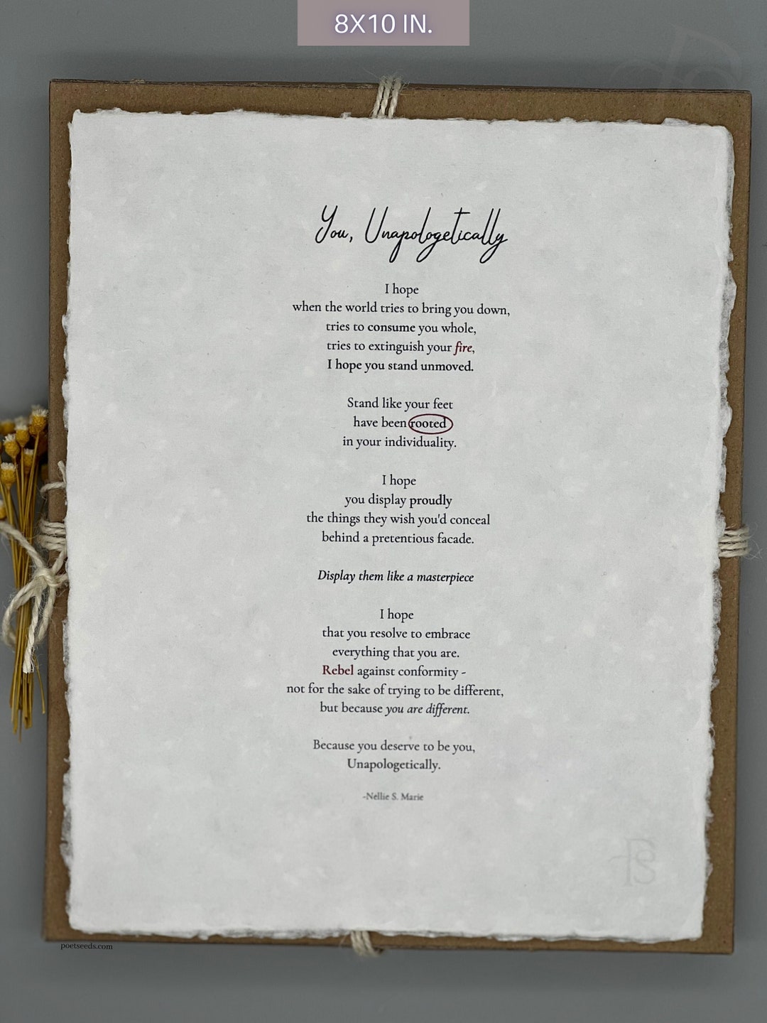 Self Love Affirmation Poem Room Decor Print Poem Inspirational ...