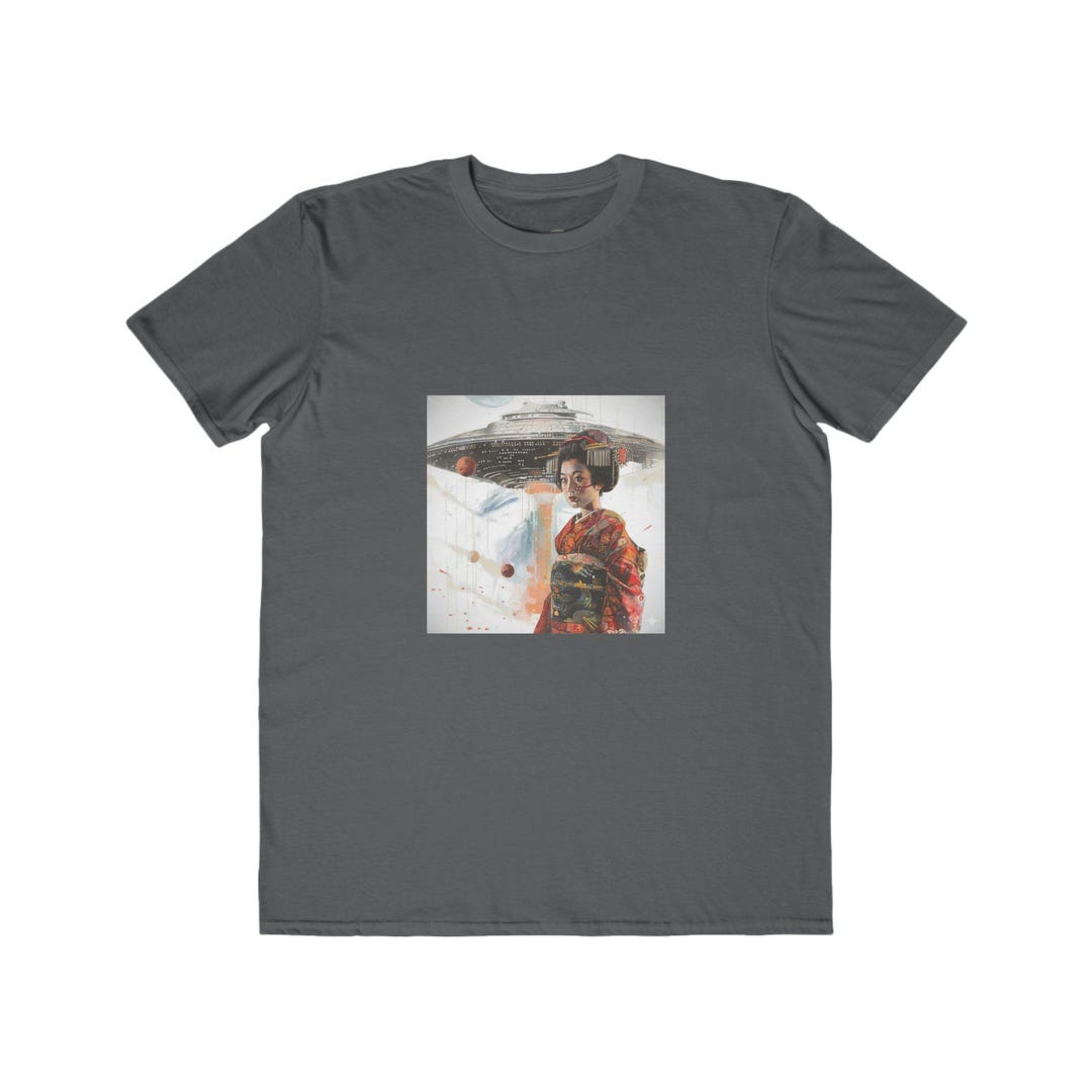 Vintage Japanese Geisha Portrait Tee | Retro Cityscape Graphic T-shirt ...