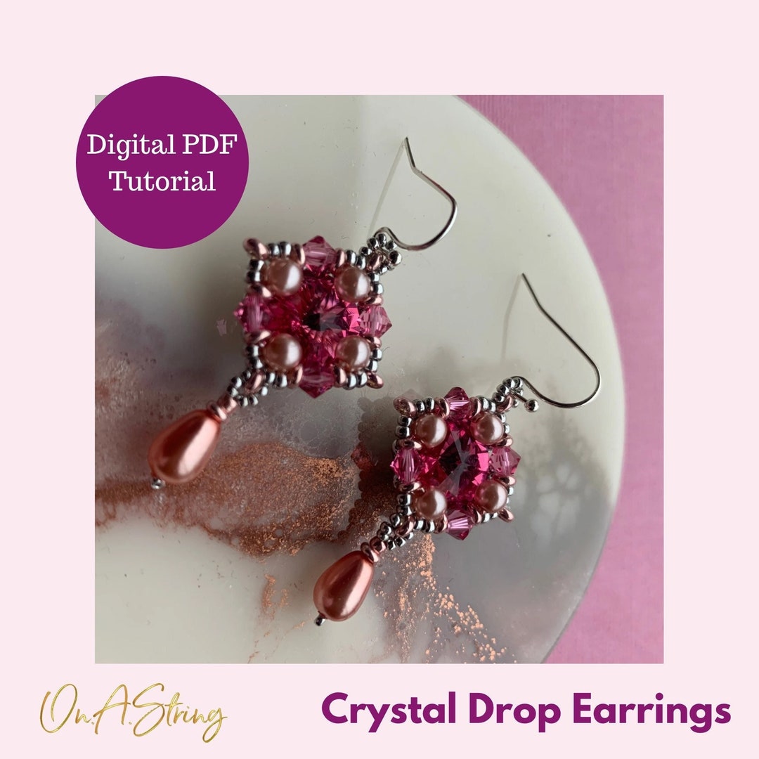 Crystal Earring Tutorial | Learn to Make Earrings | Pretty Dangle ...