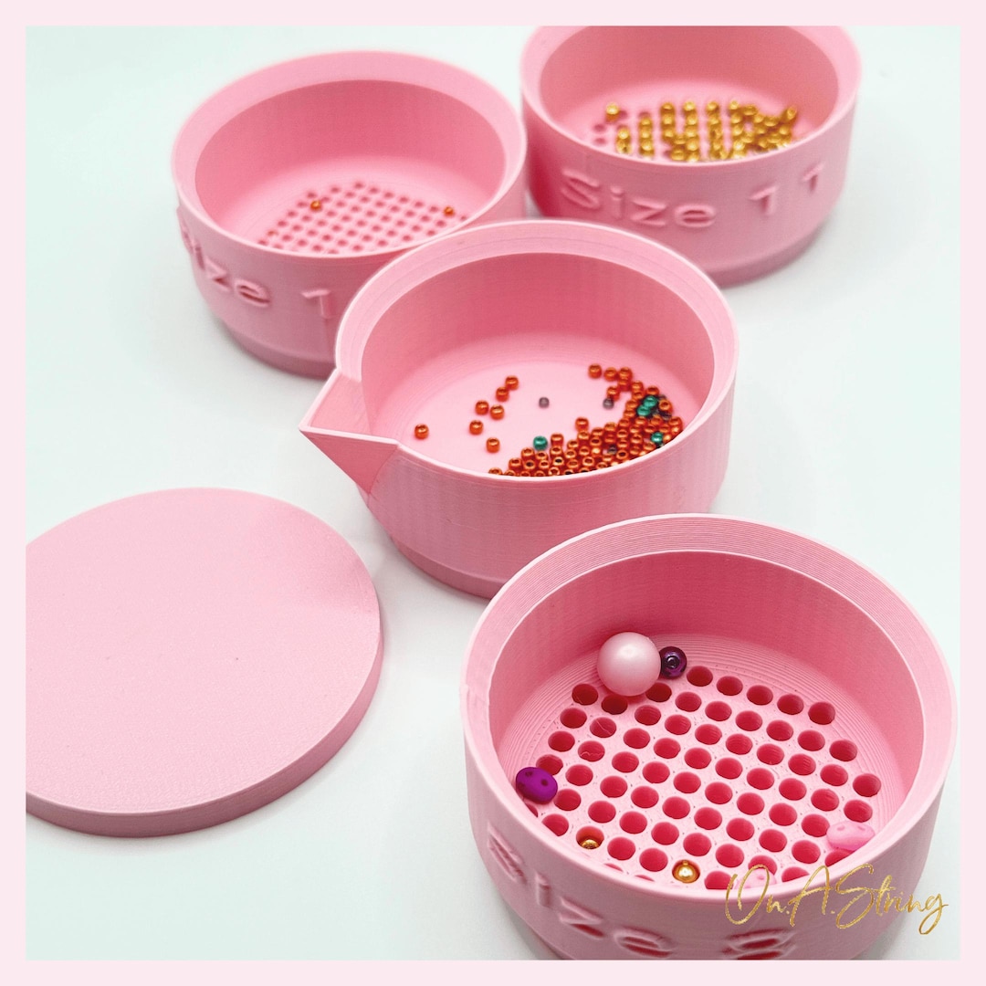 3D Printed Bead Sorter: Seed Bead Organizer & Beading Tool - Etsy